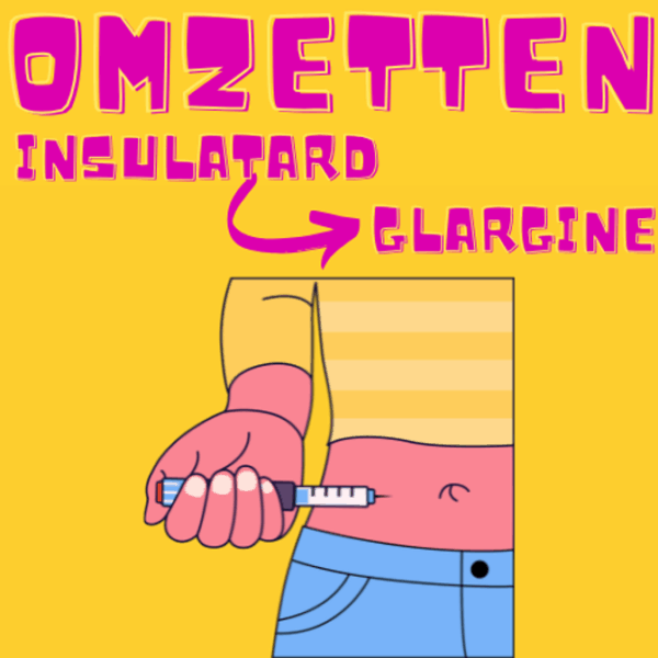 Bekijk hier het protocol van Langerhans voor omzetten van Insulatard ...